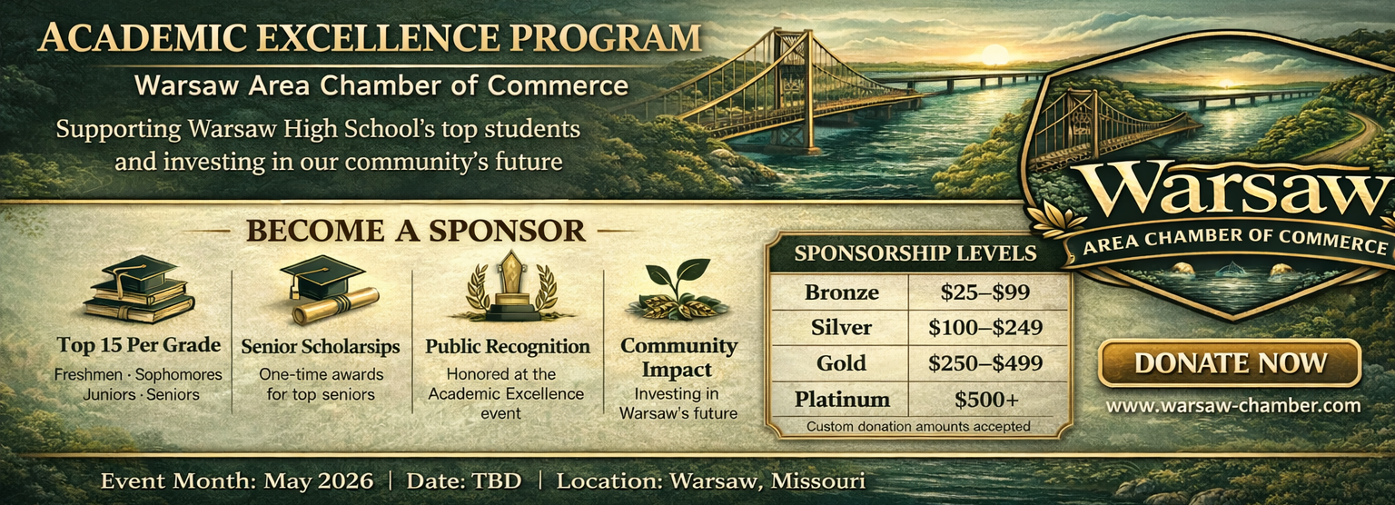 Warsaw Area Chamber of Commerce | Warsaw, Missouri